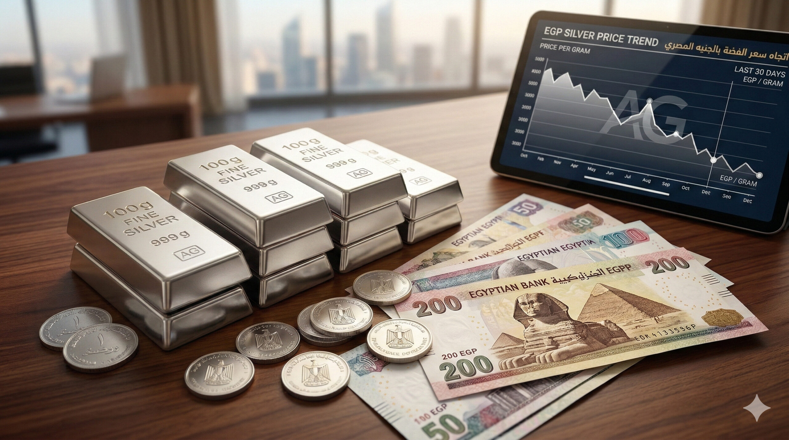 أسعار الفضة اليوم - سبايك مصر